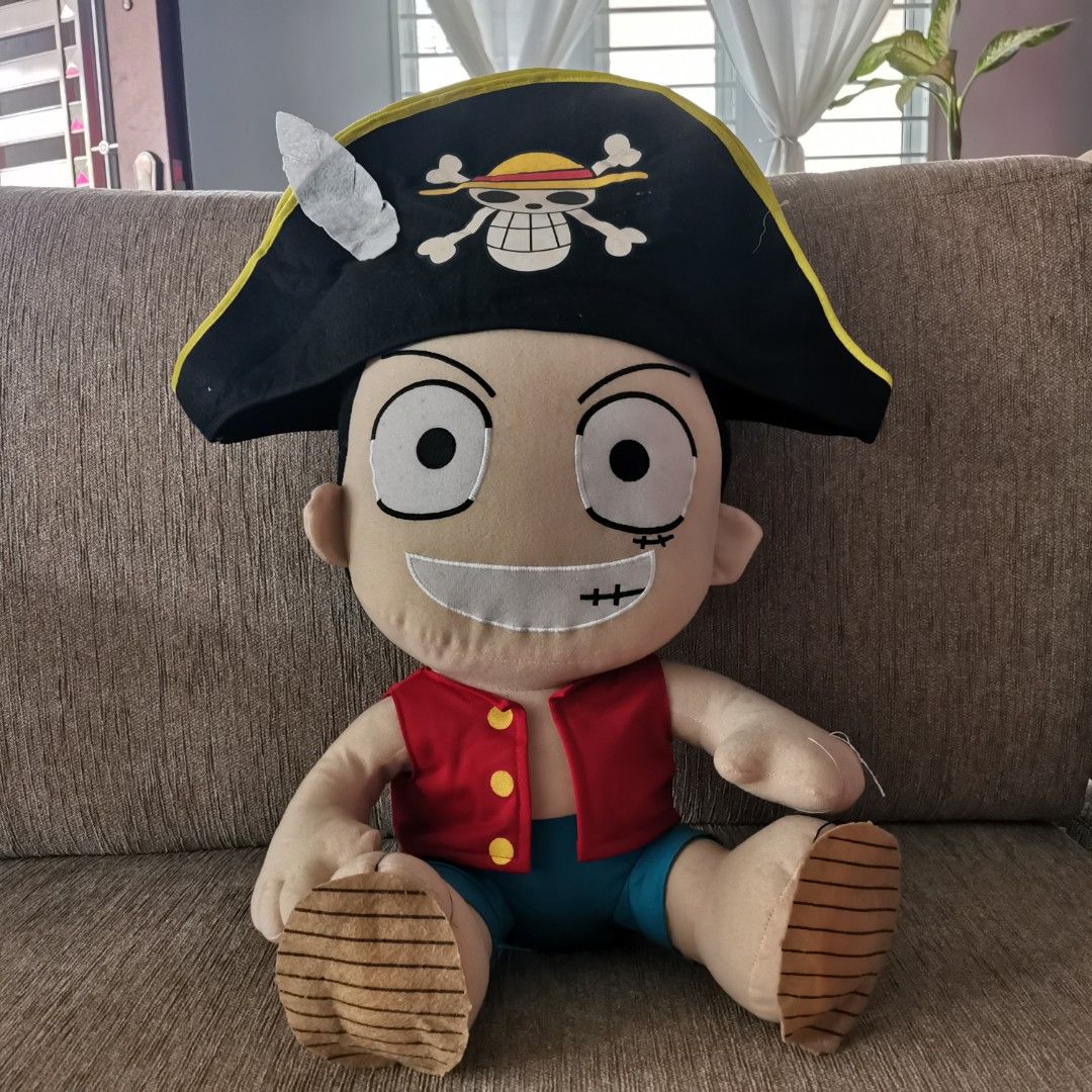 Luffy soft toy, Hobbies & Toys, Toys & Games on Carousell