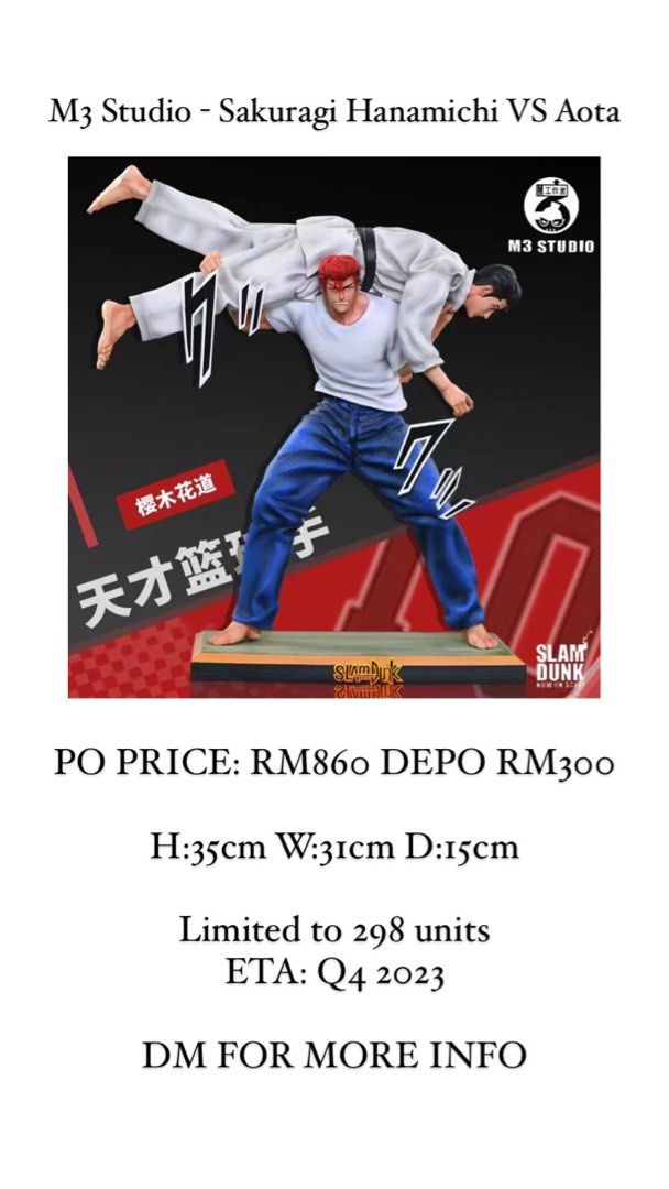 M3 Studio - Sakuragi Hanamichi VS Aota, Hobbies & Toys, Toys & Games on ...