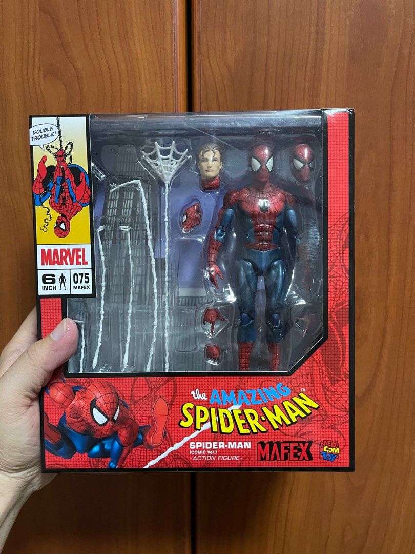 Mafex Spider-Man No.075 First Release, Hobbies & Toys, Toys & Games on Carousell