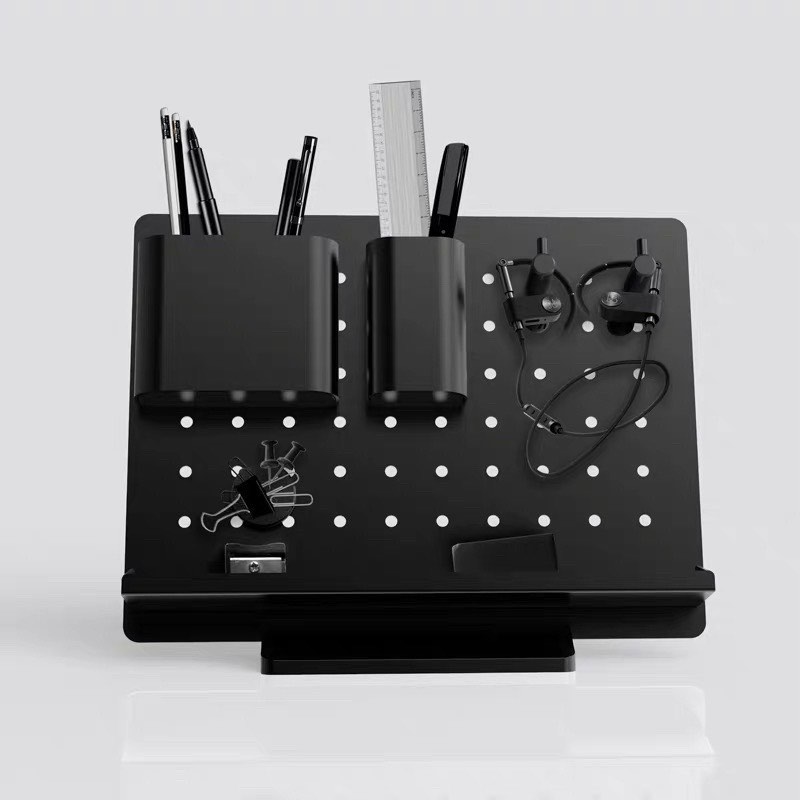 MagBoard - Desk Organizer With Mini Magnetic Patch & Aluminum Pegboard ...