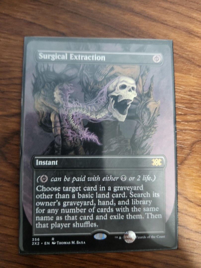 Magic the gathering: Surgical Extraction (Borderless), Hobbies & Toys ...