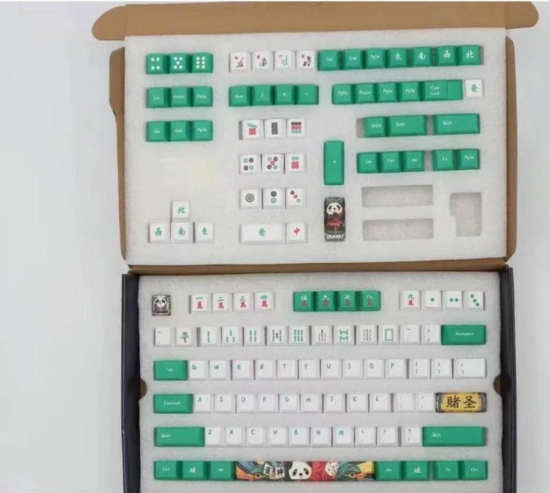 Mahjong Cherry Profile Keycaps, Computers & Tech, Parts & Accessories ...