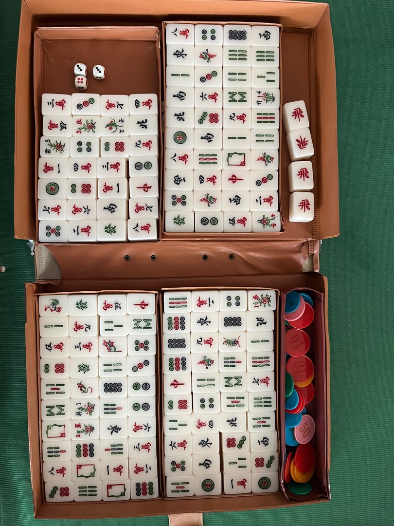 Mahjong (well used), Hobbies & Toys, Toys & Games on Carousell