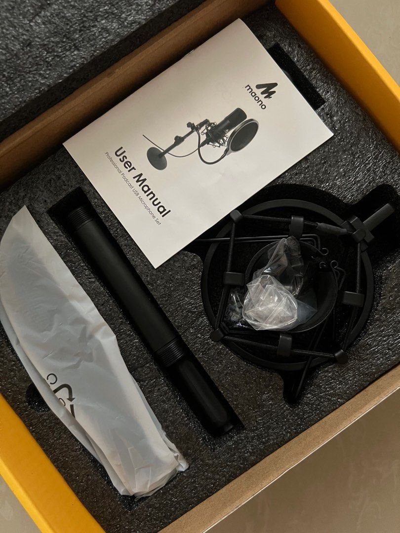 Maono Desktop USB Microphone Set (AU-A04 Series), Audio, Microphones on ...
