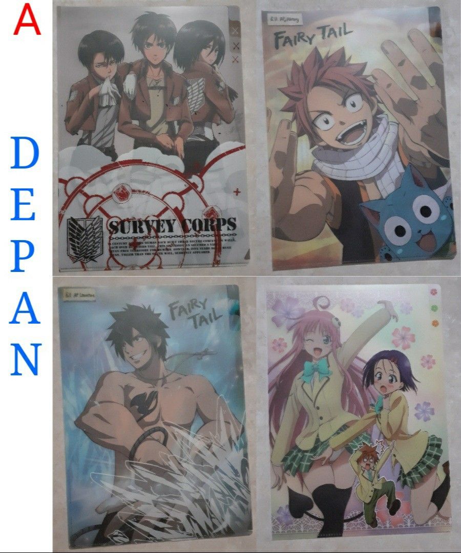 Map File Map Kertas Map Buku Unik Karakter A4/F4, Buku & Alat Tulis ...