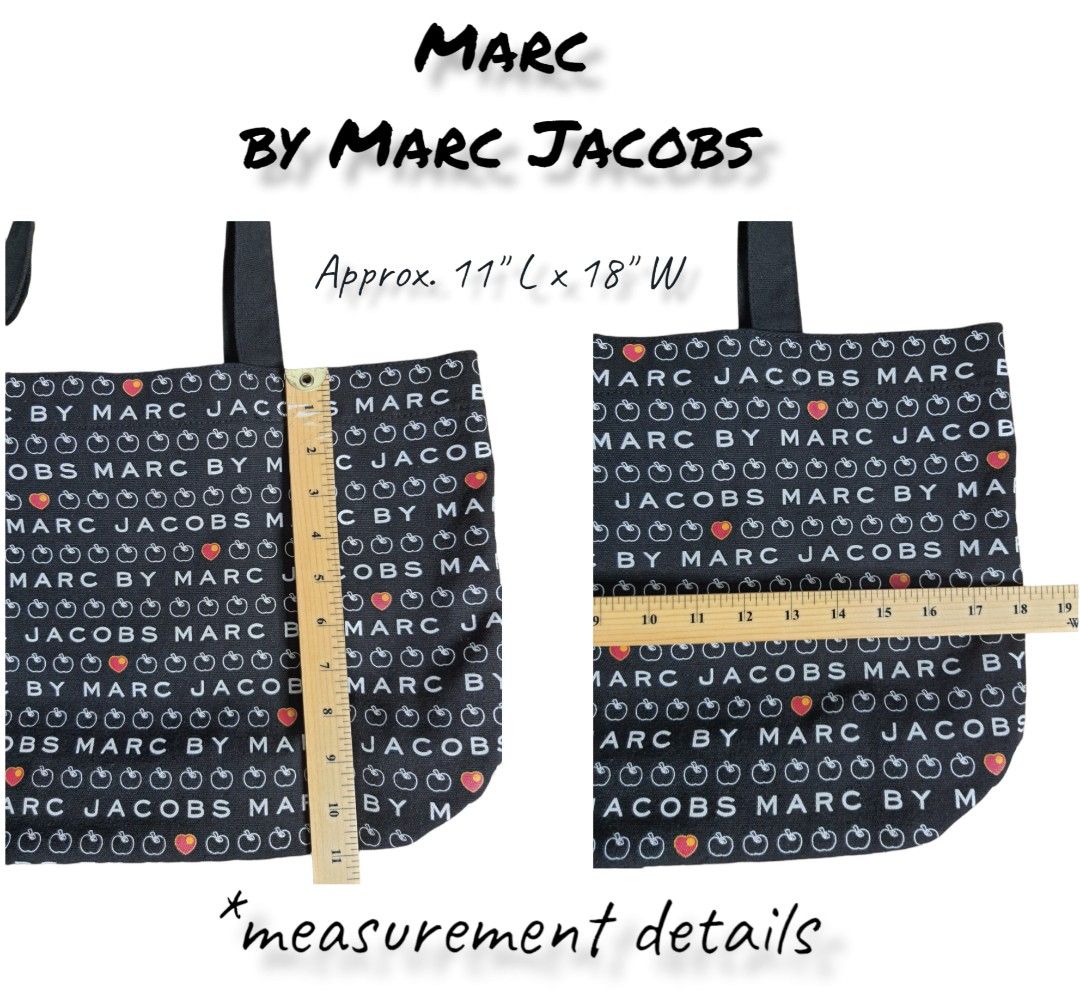MARC JACOBS Signature Canvas Tote Bag, Women's Fashion, Bags & Wallets ...
