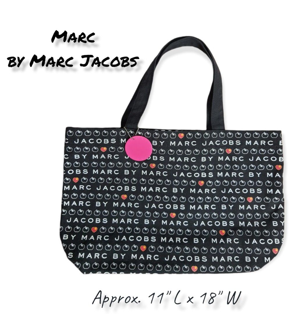MARC JACOBS Signature Canvas Tote Bag, Women's Fashion, Bags & Wallets ...
