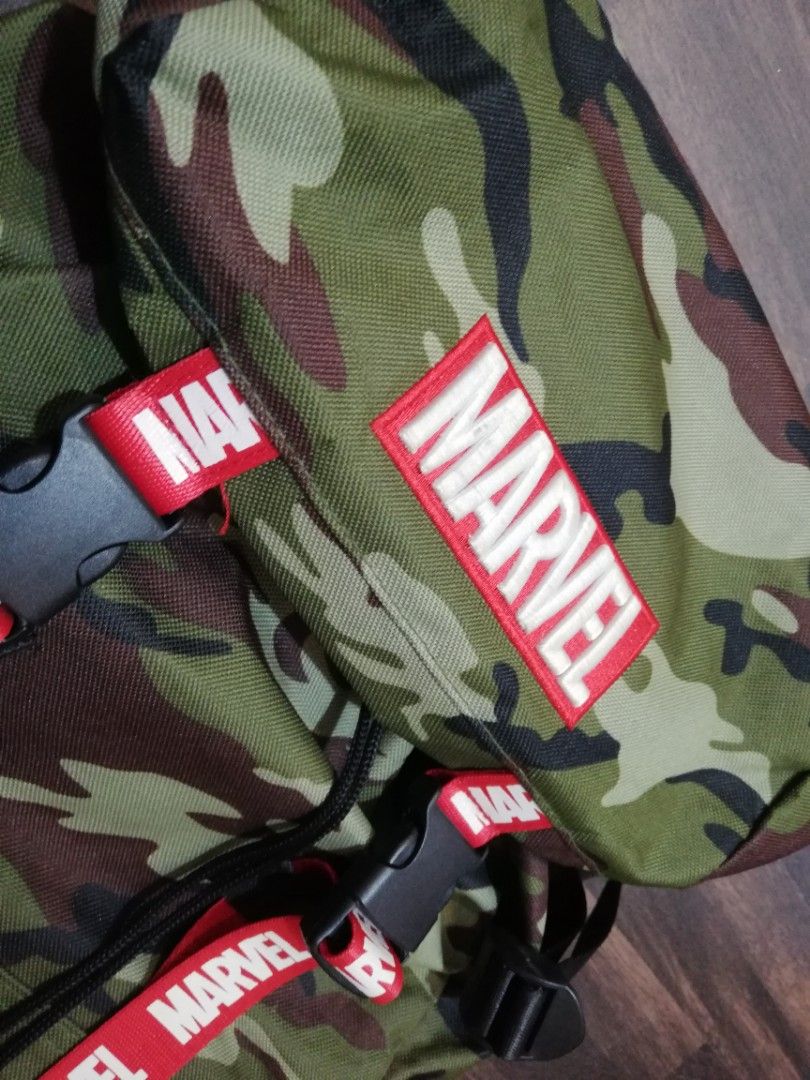 Marvel Camouflage Backpack on Carousell