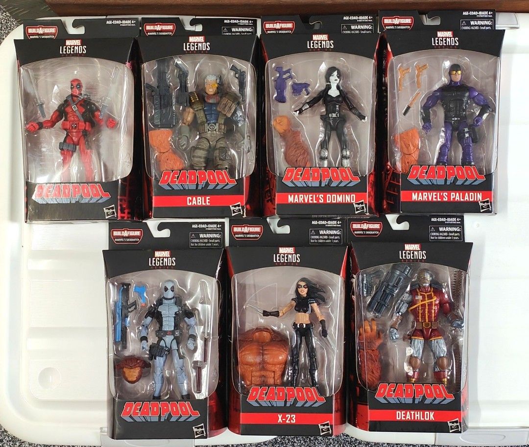 Marvel Legends Sasquatch Wave Complete Set, Hobbies & Toys, Toys ...