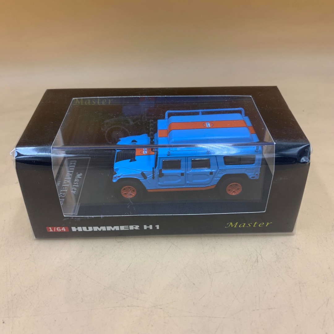 Master 1/64 Scale 1999 Hummer H1 Gulf Die-cast Car on Carousell