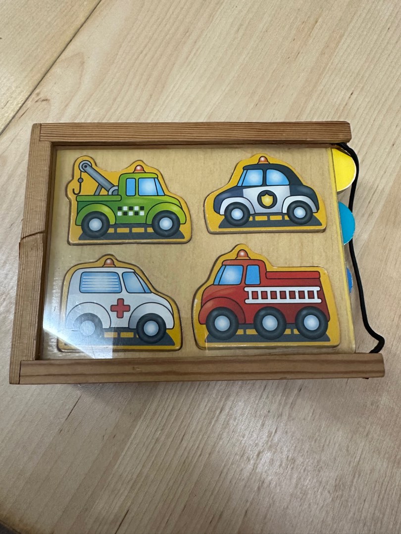 Melissa & Doug Vehicles mini puzzle pack, Hobbies & Toys, Toys & Games ...