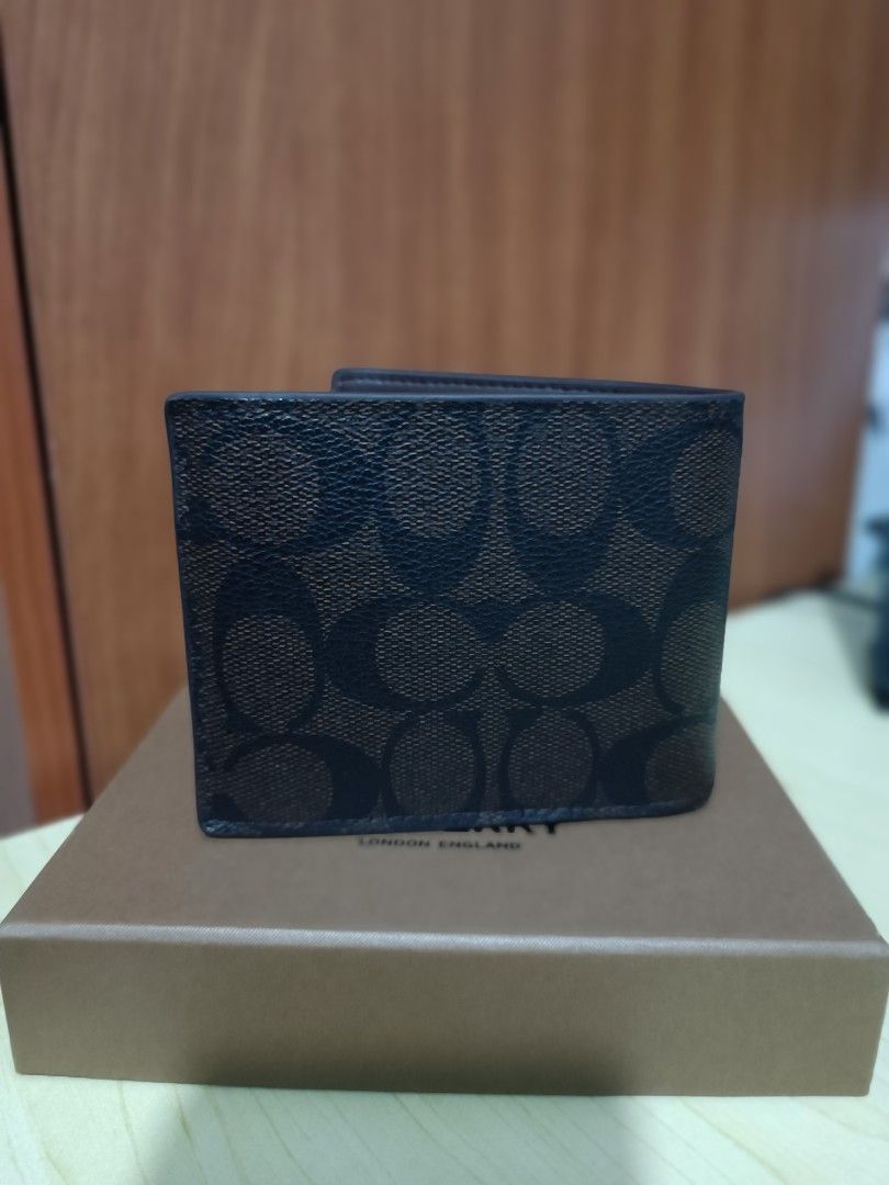 MEN COACH wallet (original from NY), Luxury, Bags & Wallets on Carousell