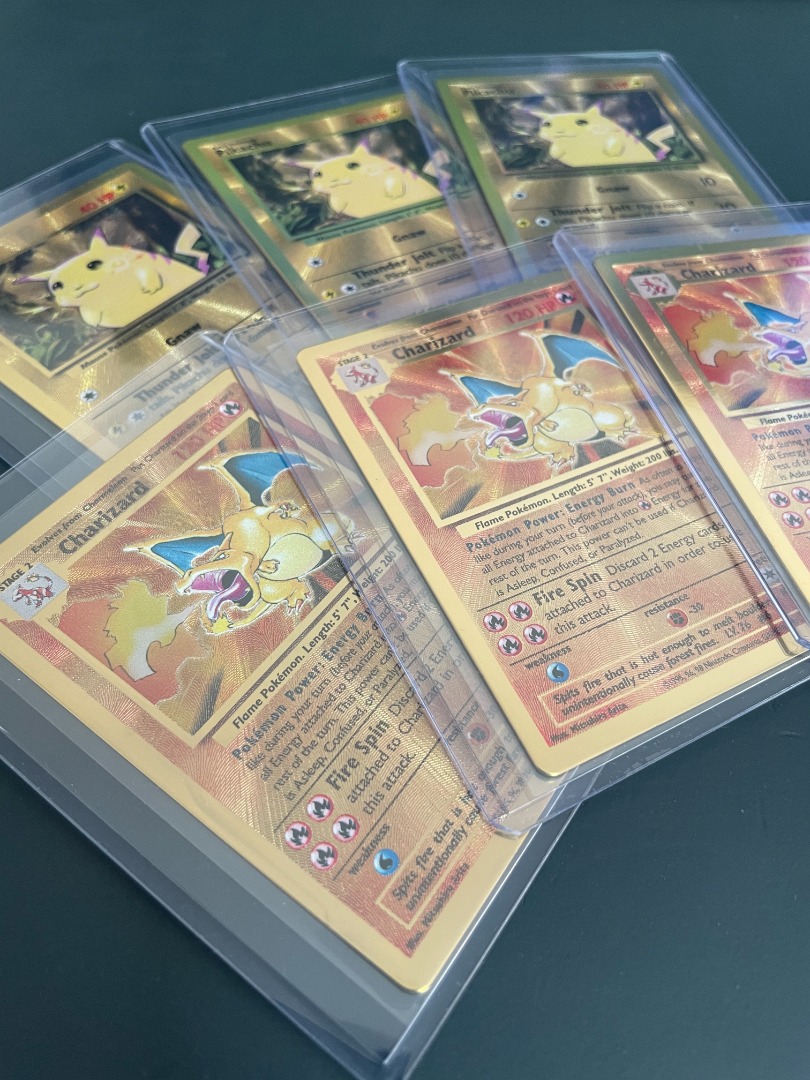 Metal Charizard & Metal Pikachu from Pokemon Celebrations 25th ...