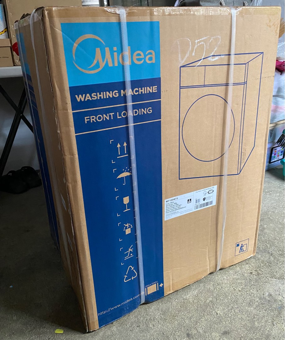 MIDEA 7.5KG FRONT LOAD AWM, TV & Home Appliances, Washing Machines and ...