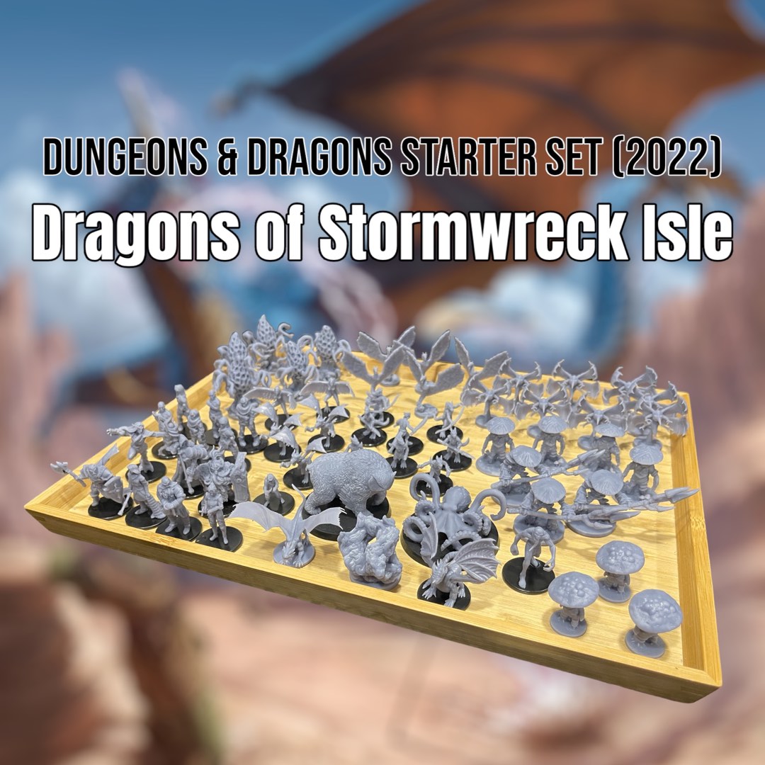 Miniatures for D&D starter set/ Dragons of Stormwreck Isle, Hobbies & Toys, Toys & Games on ...