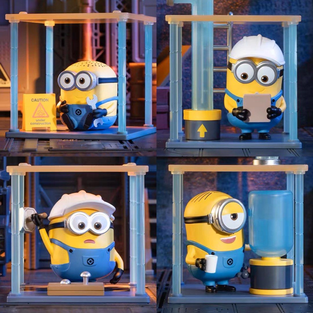 MINIONS AT WORK SERIES POPMART / FULL SET / SINGLE BLIND BOX / ABLE TO CHOOSE CHARACTER, Hobbies ...