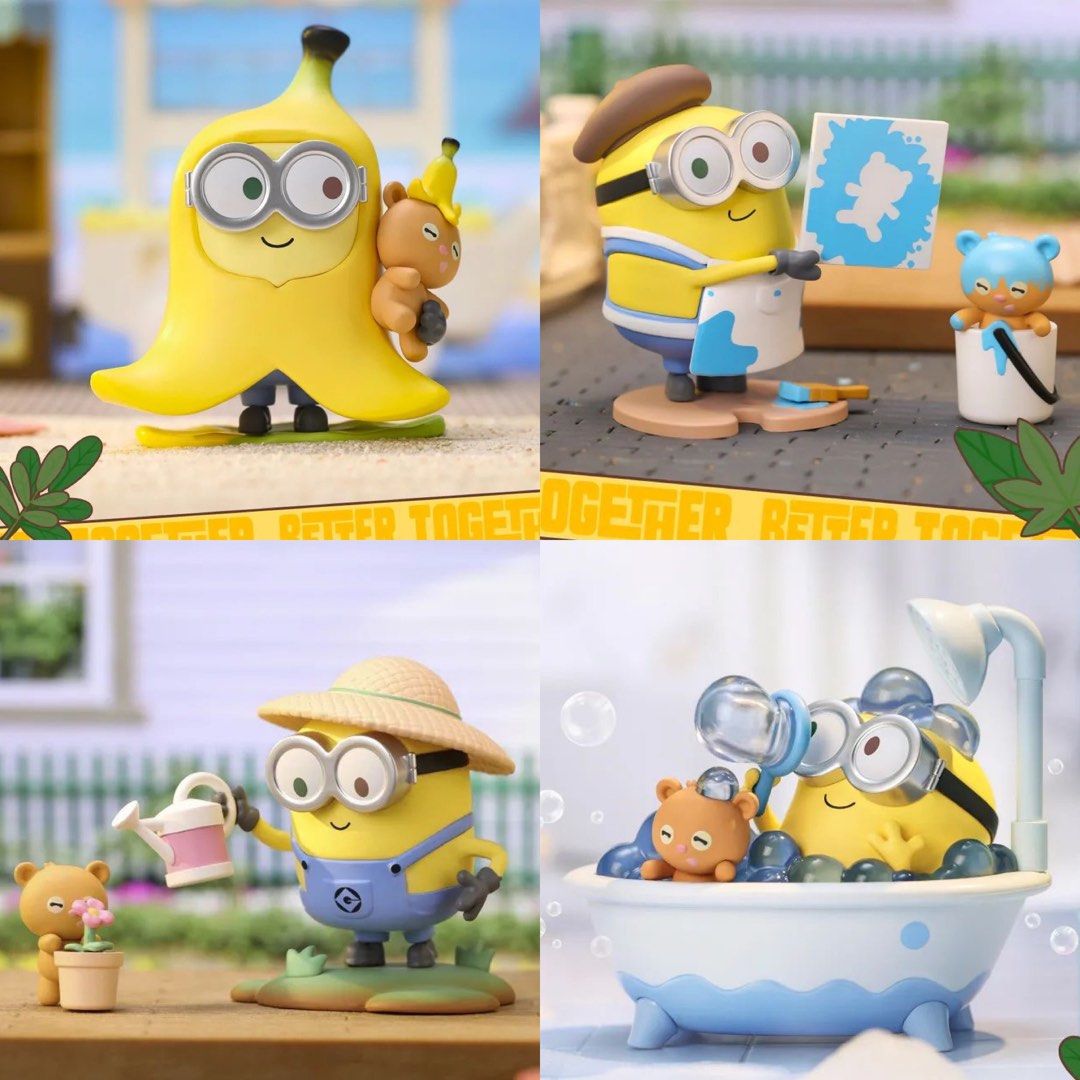 MINIONS Bob + Tim / Better Together series POPMART / FULL SET / SINGLE ...