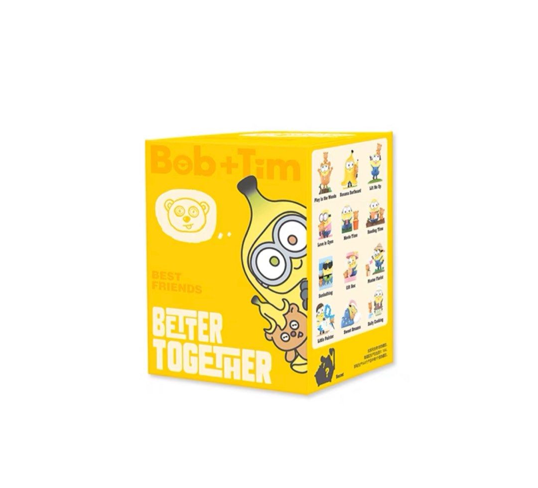 MINIONS Bob + Tim / Better Together series POPMART / FULL SET / SINGLE ...