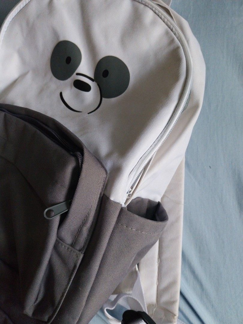 miniso we bare bears panda backpack carry on school bag, Women's ...