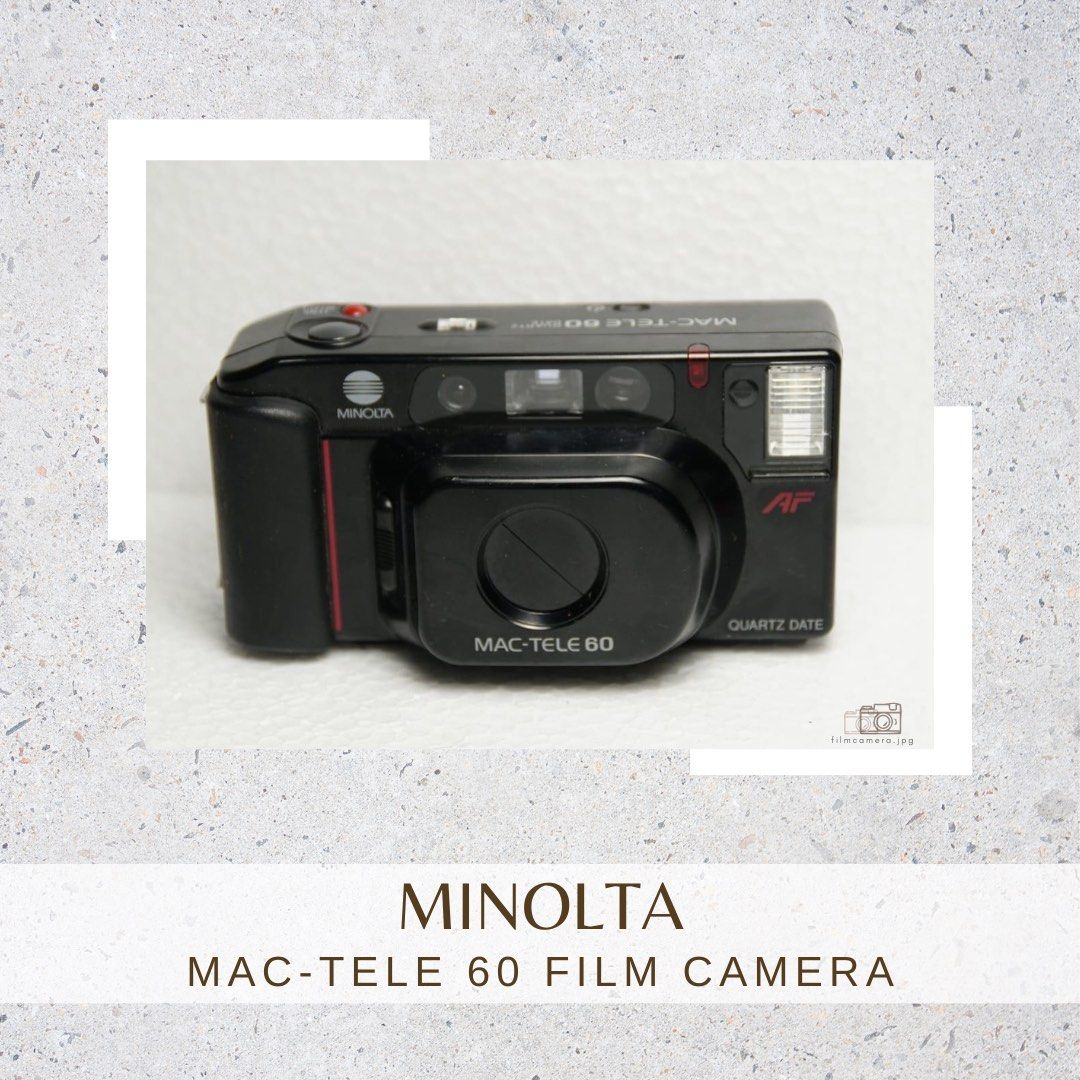 Minolta Mac-Tele 60 Film Camera, Photography, Cameras on Carousell