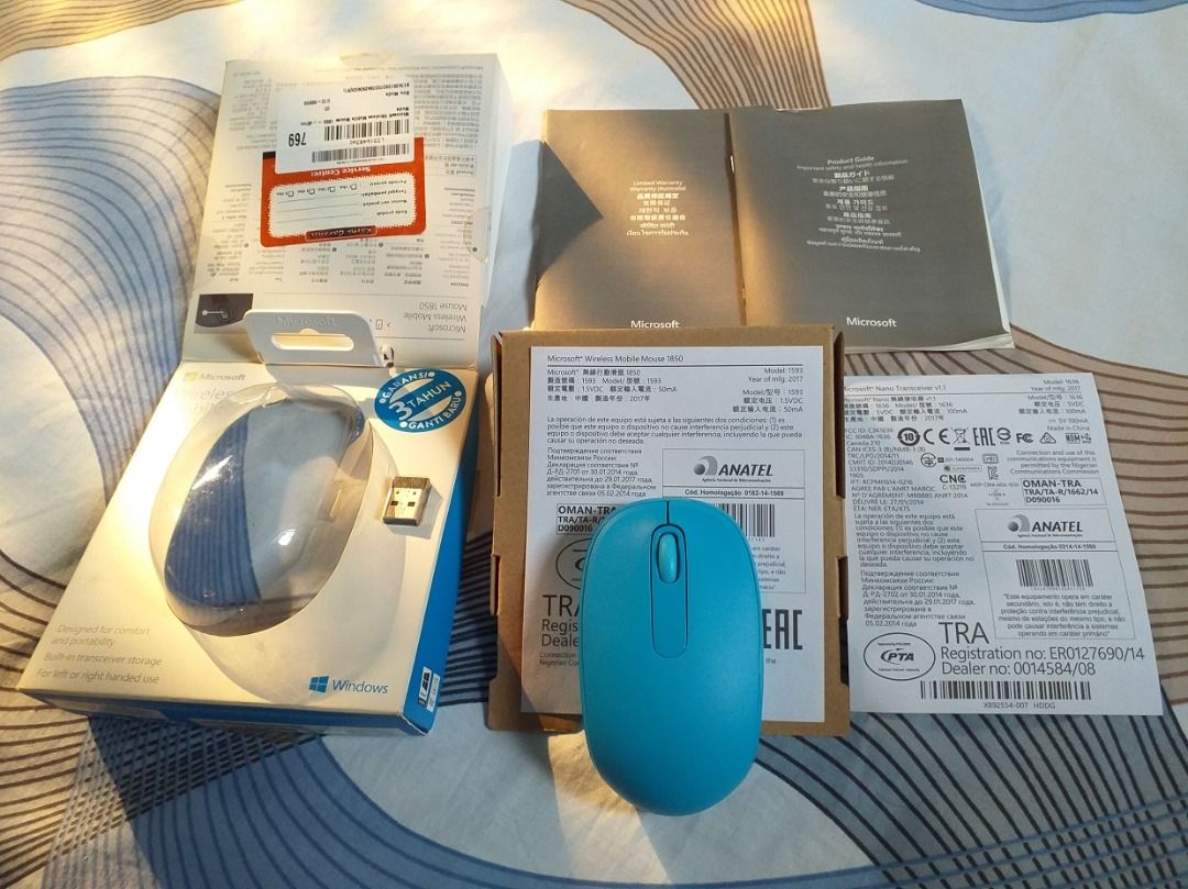 Mouse Microsoft Wireless, Elektronik, Bagian Komputer & Aksesoris di ...