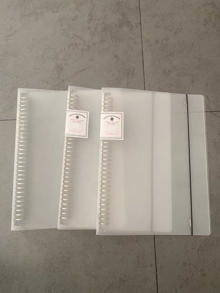 muji paper inspired file (30 ring holes), Hobbies & Toys, Stationery ...