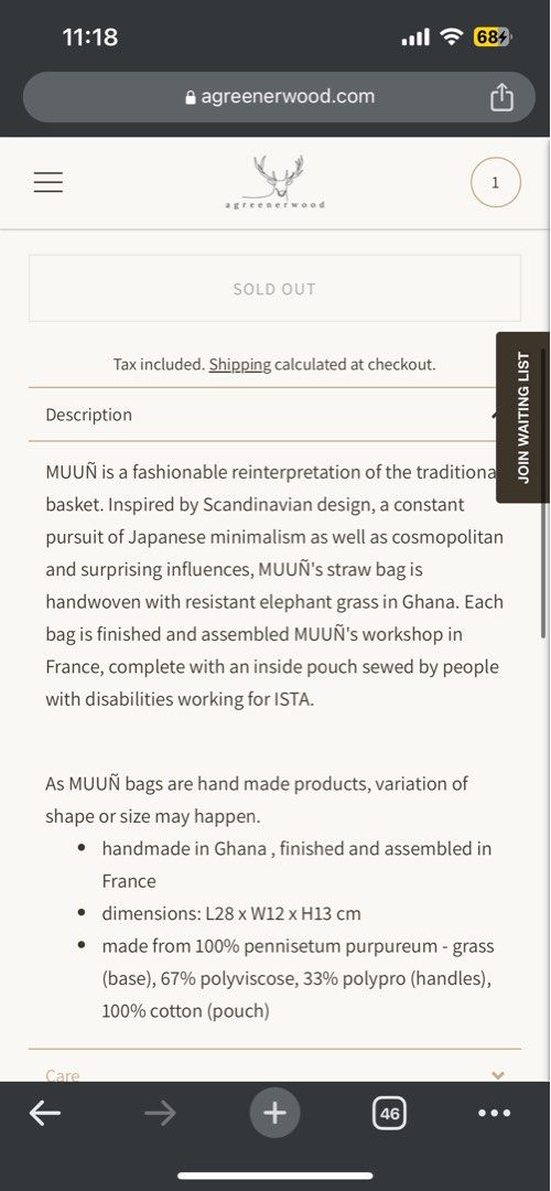 Muun Mini George Net A.G.W Exclusive, Women's Fashion, Bags & Wallets ...