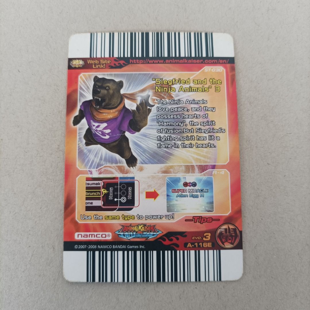 Namco Bandai Games inc - Kartu Animal Kaiser Veles Ray, Toys & Collectibles, Permainan Papan ...