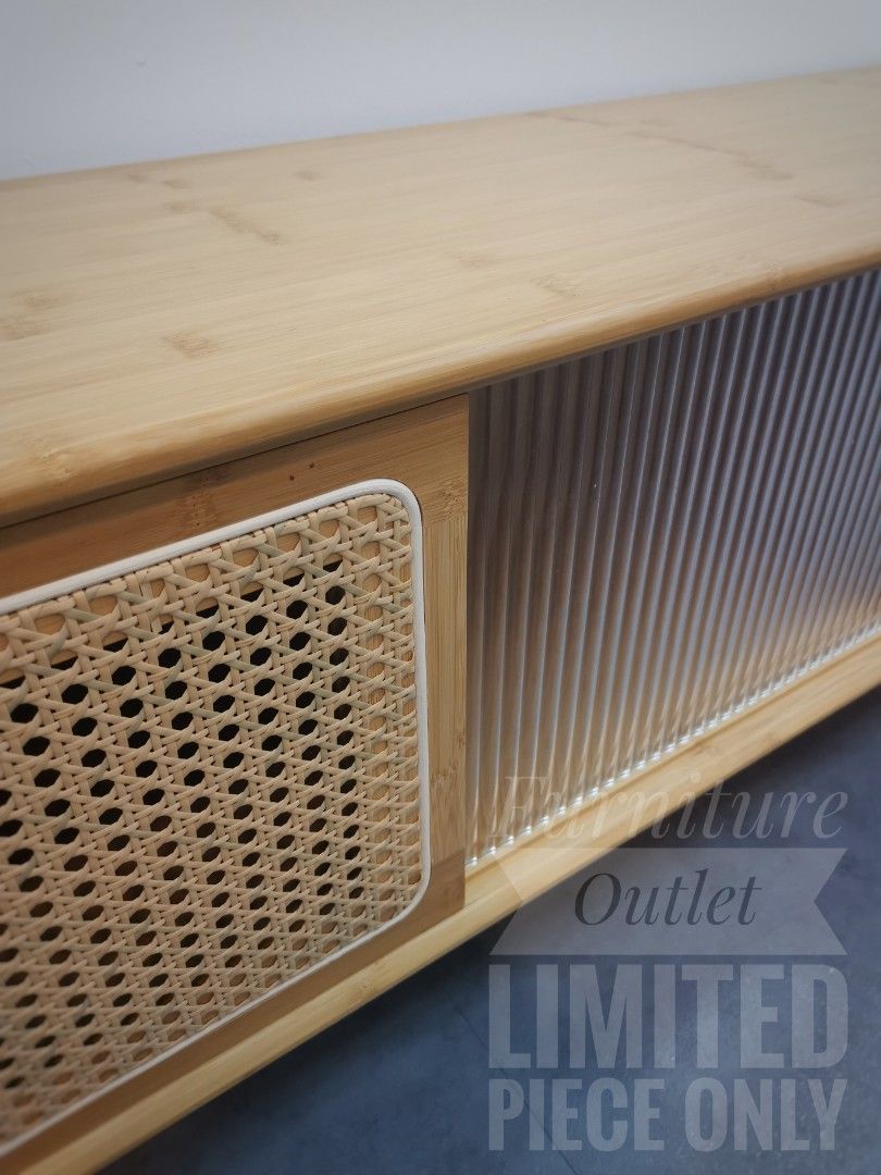 Natural Rattan/Solid Bamboo TV console, Furniture & Home Living ...