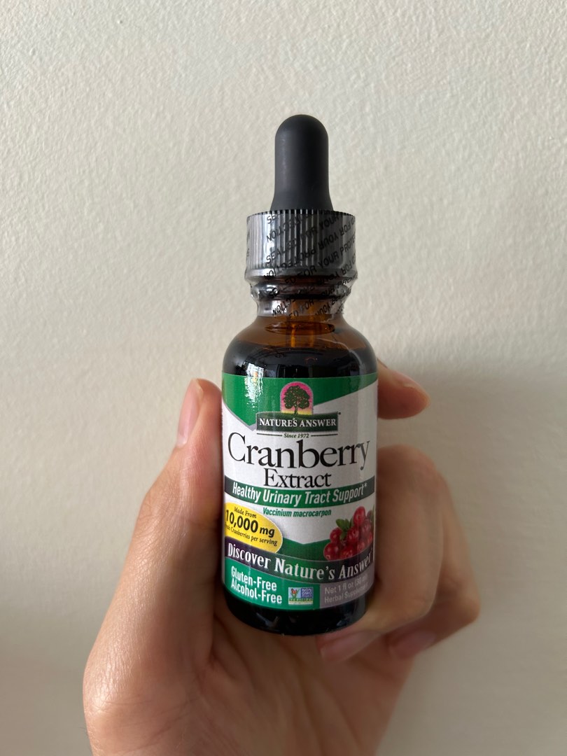 Nature’s Answer cranberry extract 30ml, Health & Nutrition, Health ...