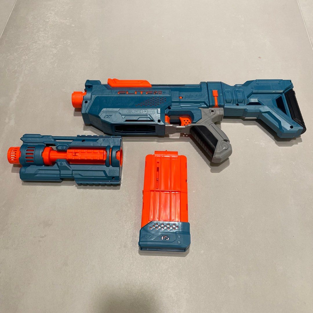NERF ELITE 2.0 ECHO, Hobbies & Toys, Toys & Games on Carousell