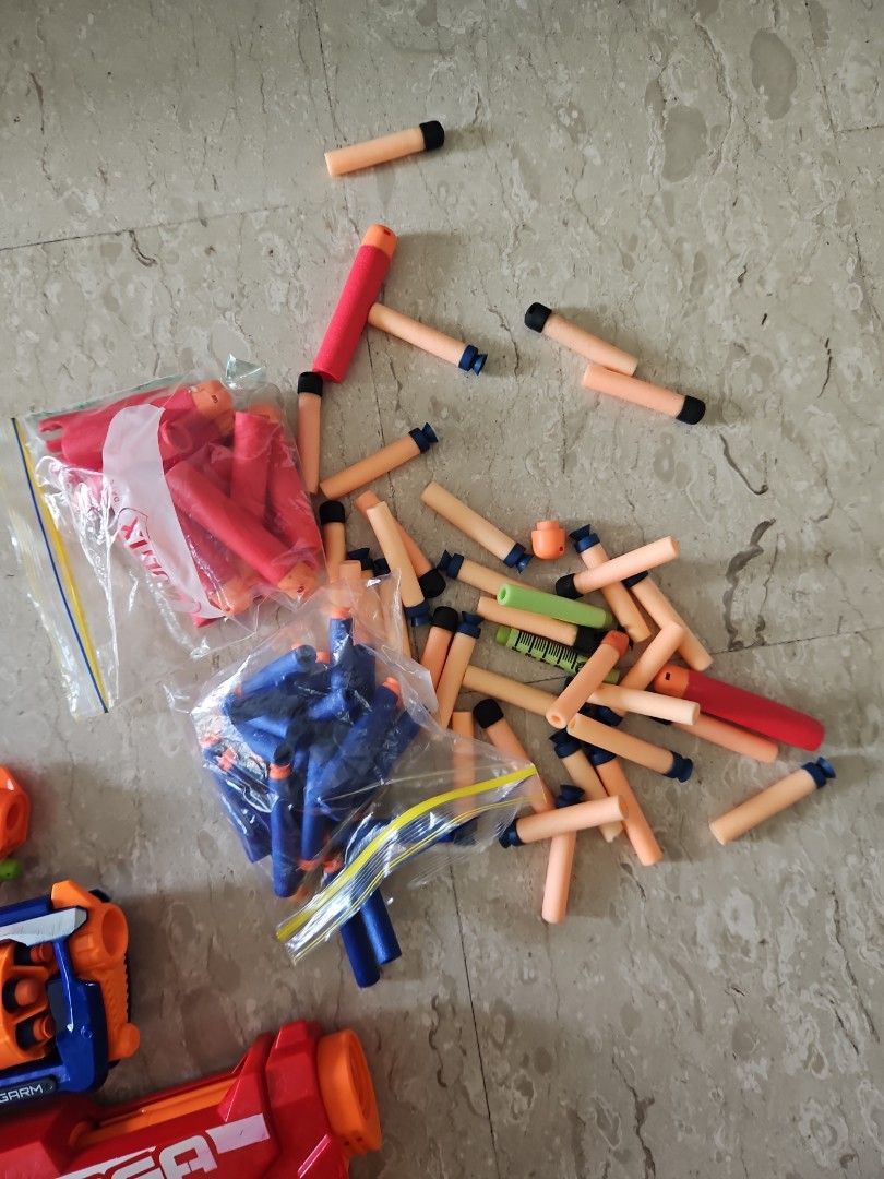 Nerf Gun Bundle, Hobbies & Toys, Toys & Games on Carousell