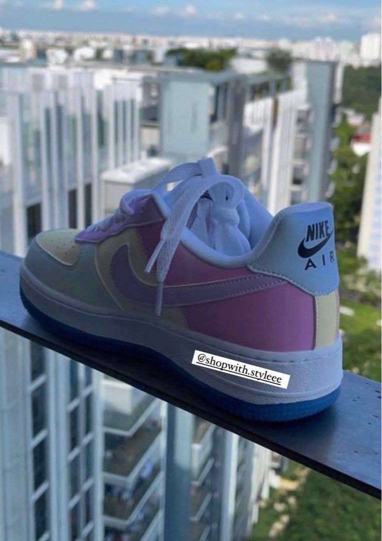 Nike Air Force 1 UV Reactive, Women's Fashion, Footwear, Sneakers on ...