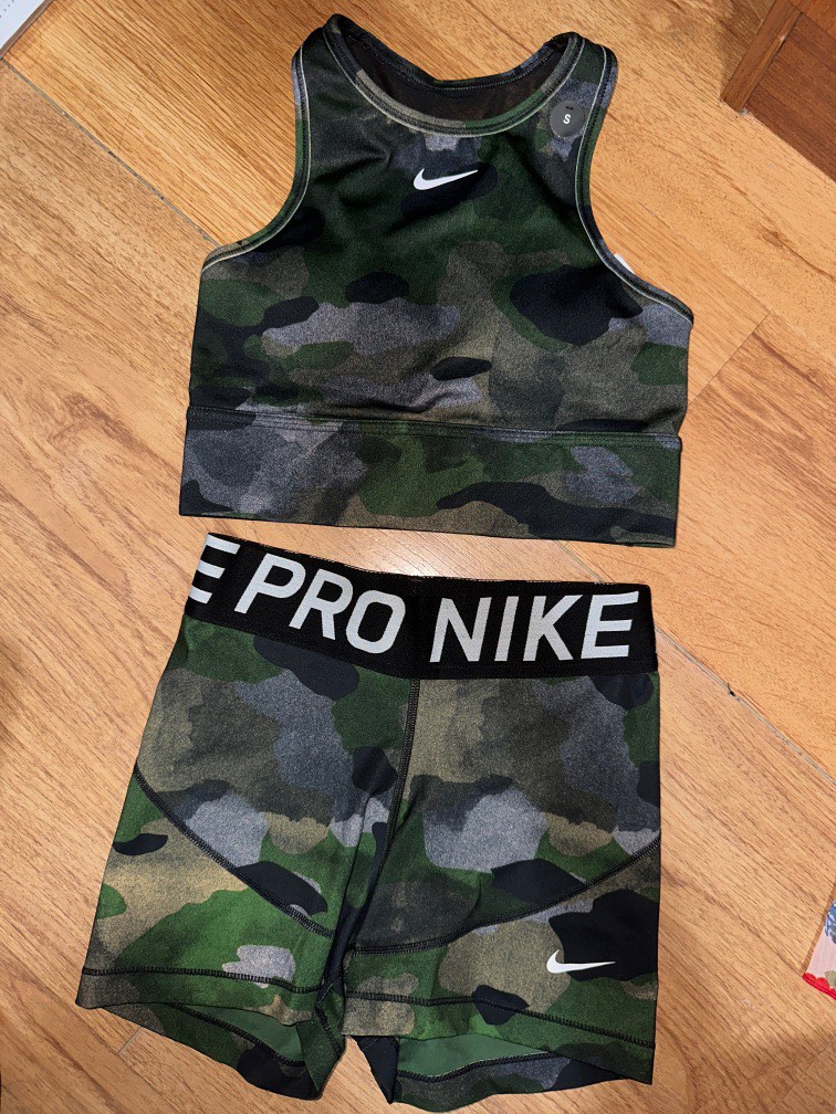 nike pro army set, Men's Fashion, Activewear on Carousell