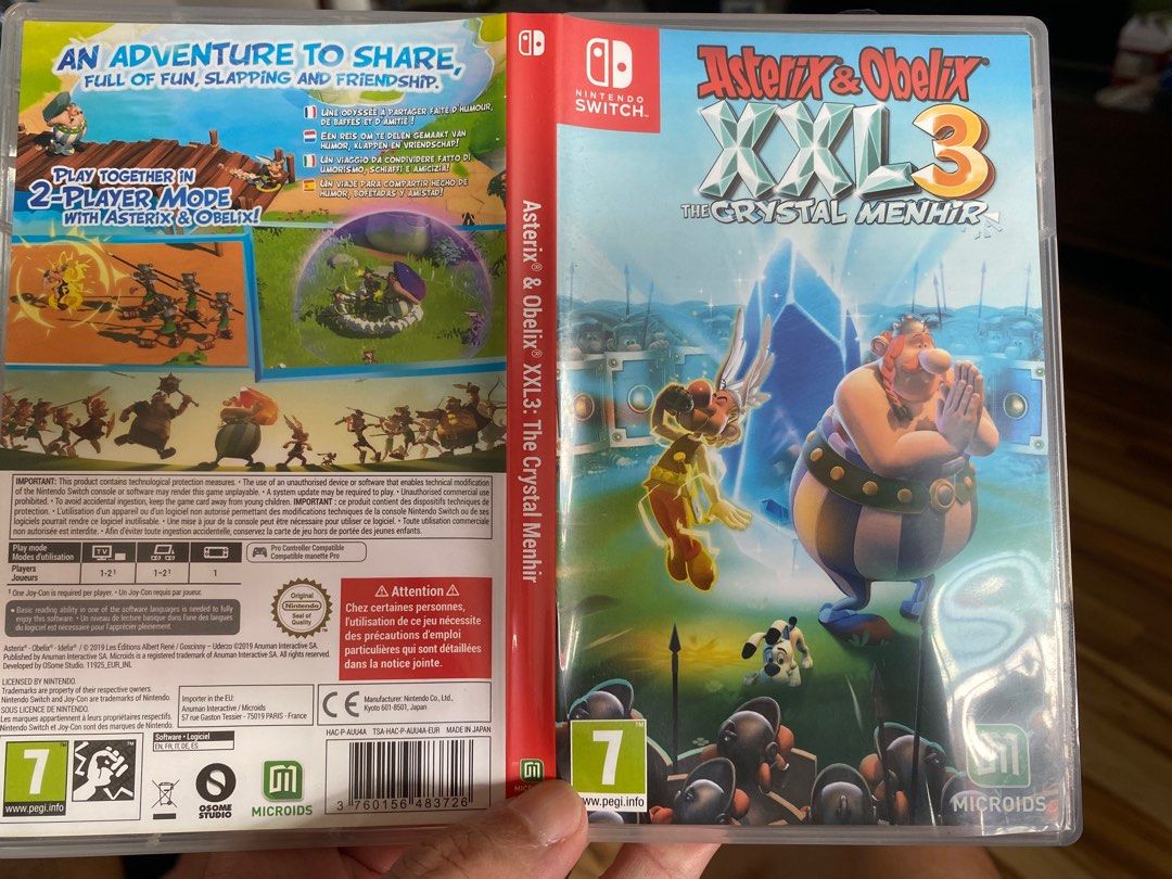 Nintendo switch Asterix & Obelix Game, Video Gaming, Video Games ...