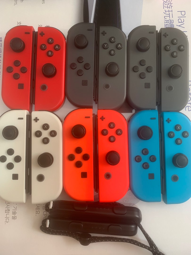 Nintendo Switch Joycons Lightly used Original, Video Gaming, Gaming ...