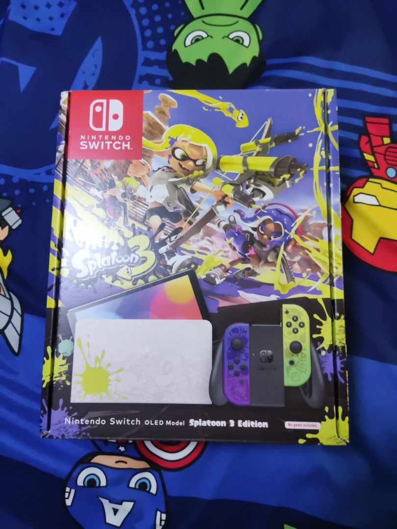 Nintendo Switch OLED Splatoon 3 exclusive console, Video Gaming, Video ...