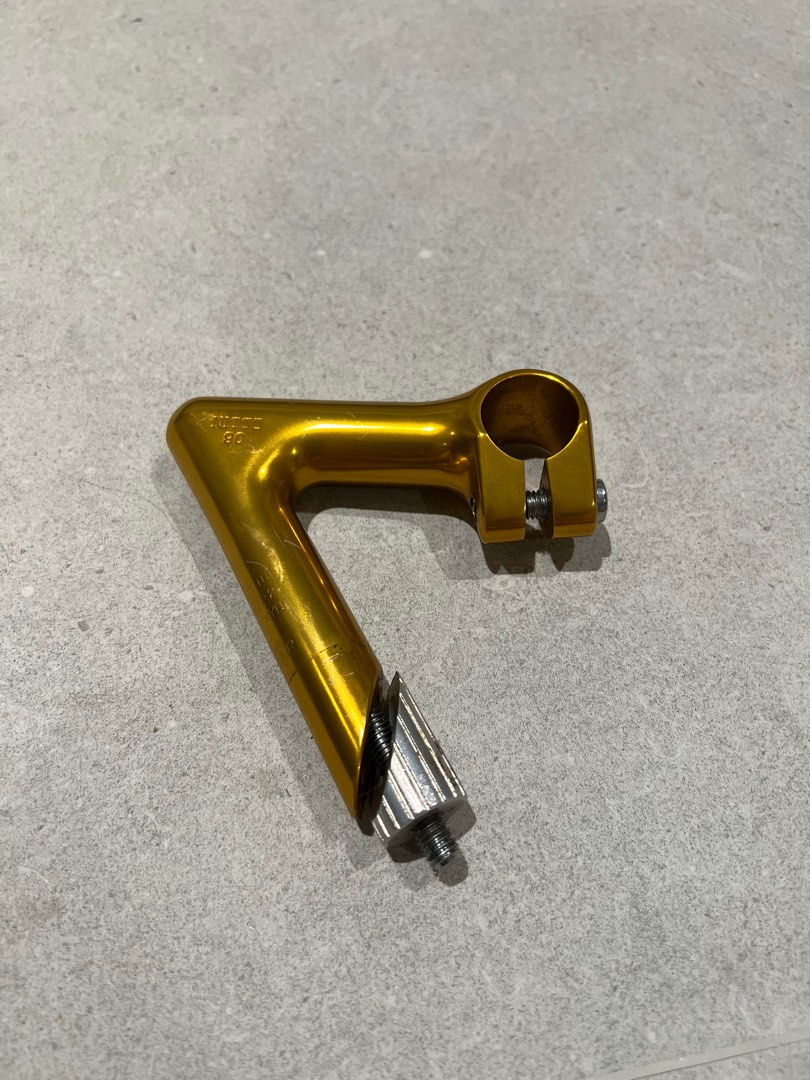 NITTO 90mm NJS approved Quill Stem - Gold (fits 25.4mm), Sports ...
