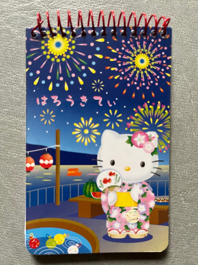 Notepad Hello kitty Kimono on Carousell