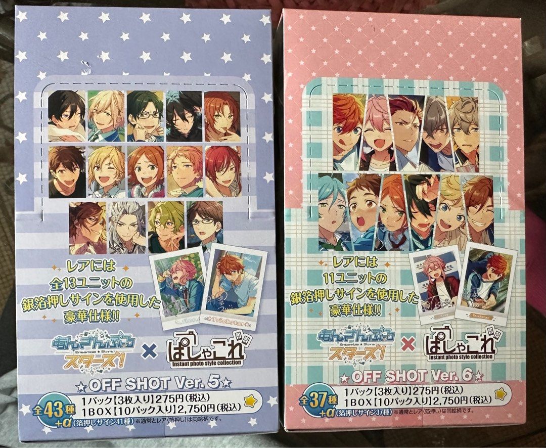 Official Enstars Idol Shot Ver. 4, 5, 6 Unopened Gacha Cards Pashas ...