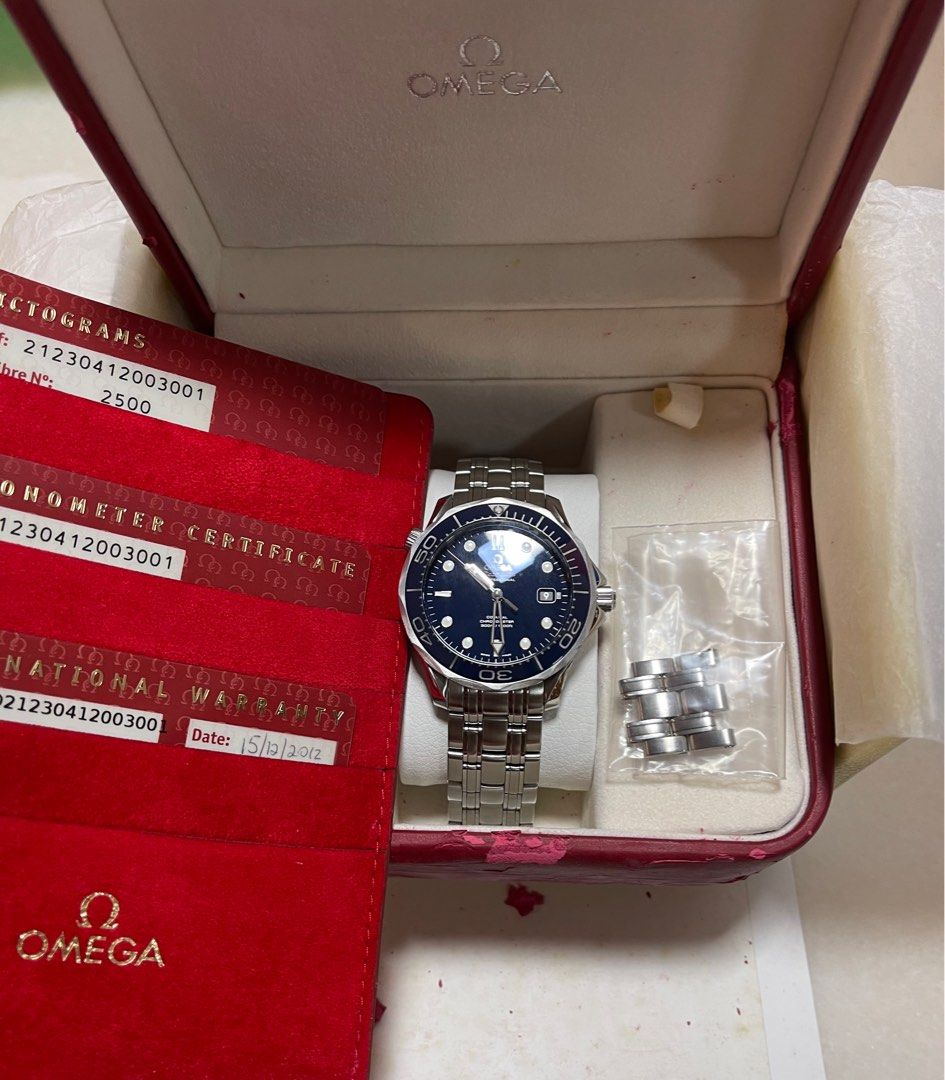 Omega Seamaster SMP 300 Blue Dial x Speedmaster, Luxury, Watches on ...