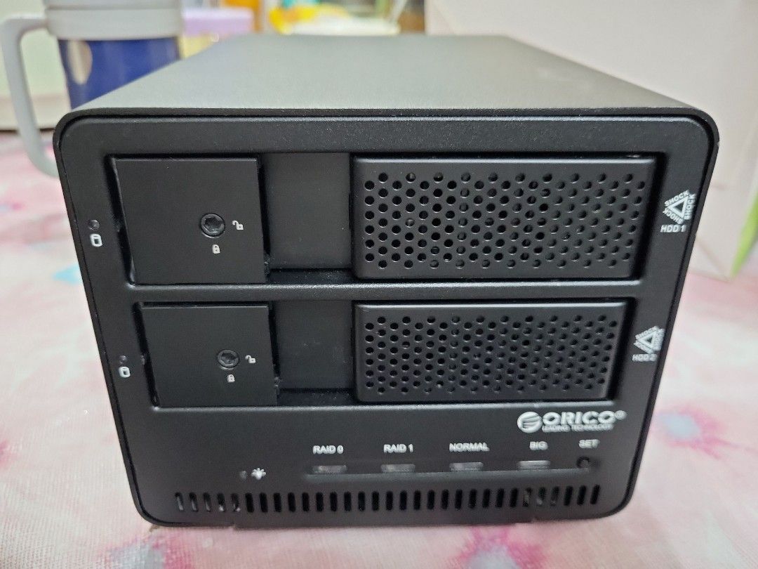 Orico 2 bays raid box, 電腦＆科技, 電腦周邊及配件, 硬碟及儲存器 - Carousell
