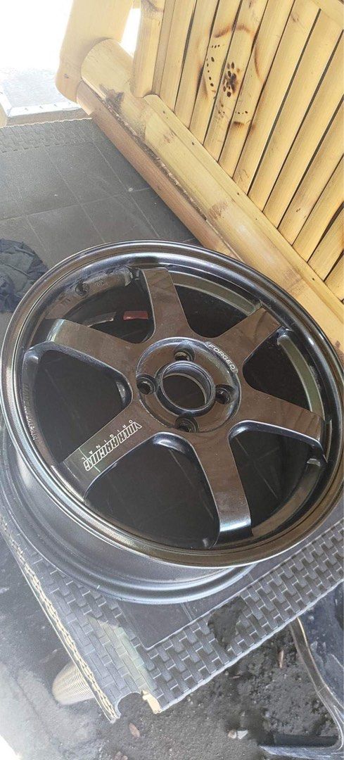 Orig Volk Rays TE37 Sonic, Car Parts & Accessories, Mags and Tires on Carousell
