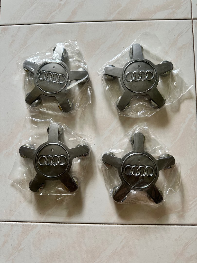 Original Audi wheel caps (Set of 4), Car Accessories, Tyres & Rims on ...