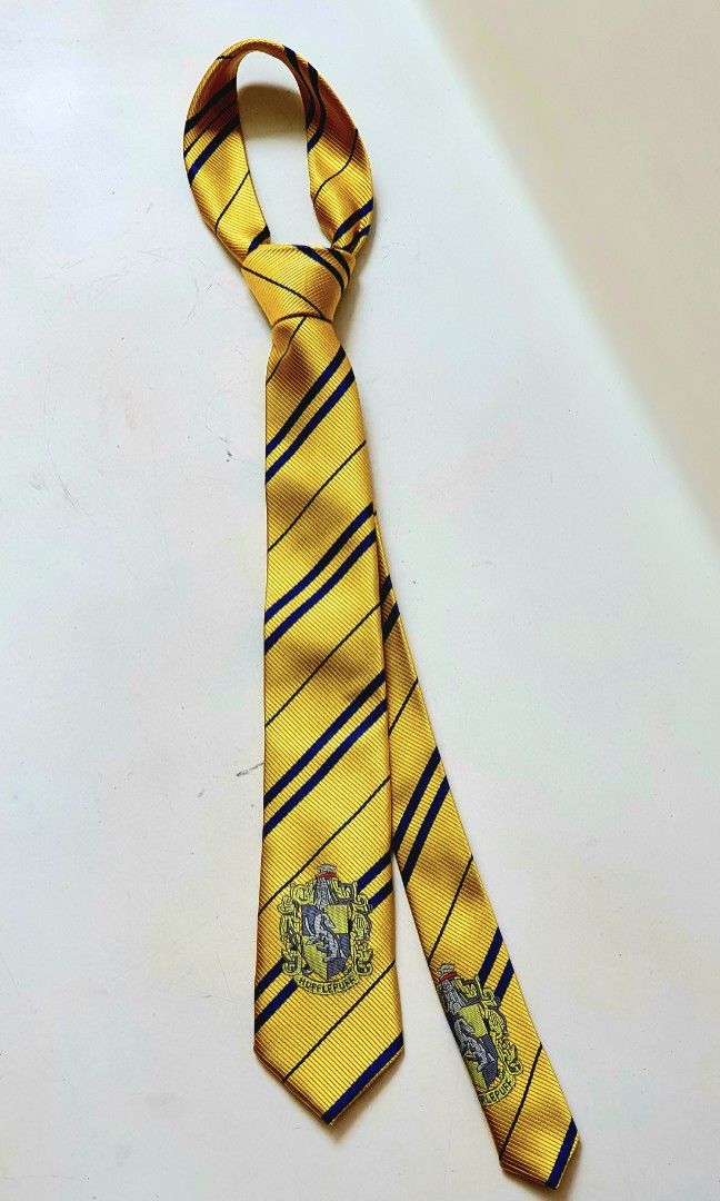 Original Harry Potter Hufflepuff Tie cosplay, collectible, Men's ...