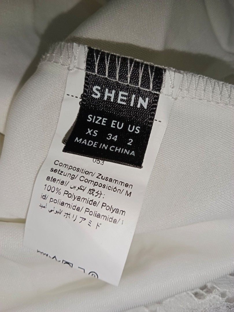 Original SHEIN WHITE TOP on Carousell