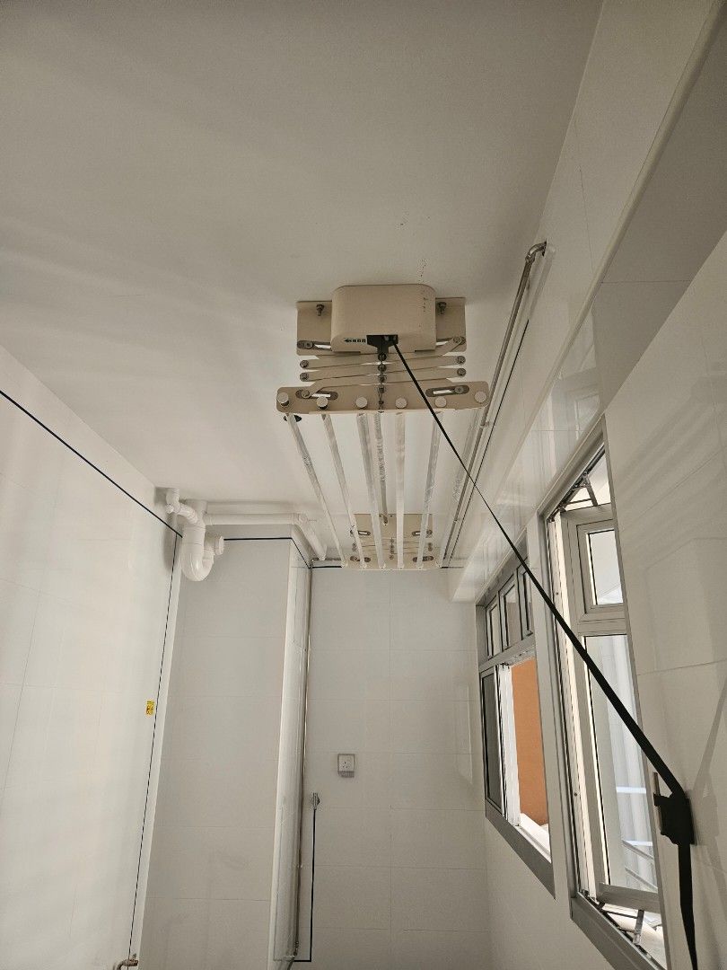 Overhead Clothes Drying Rack, Furniture & Home Living, Furniture ...