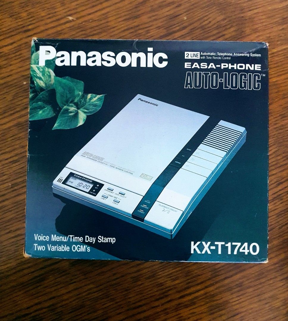 Panasonic KX-T1740 Auto Telephone Answering Machine, Hobbies & Toys ...