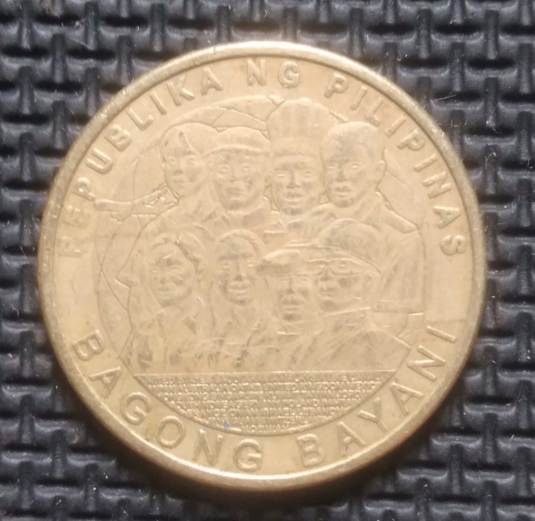 Philippines Commemorative 5 pesos Bagong Bayani, Hobbies & Toys ...