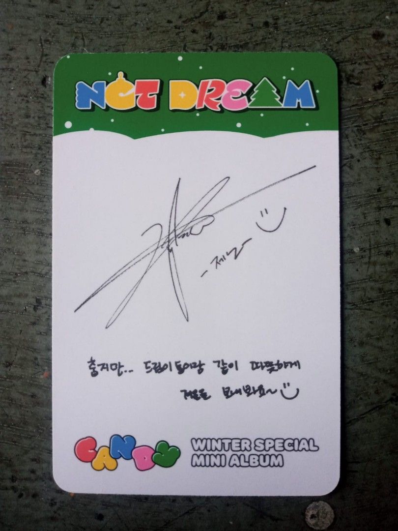 Photocard Jeno Candy Photobook Ver, K-Wave di Carousell